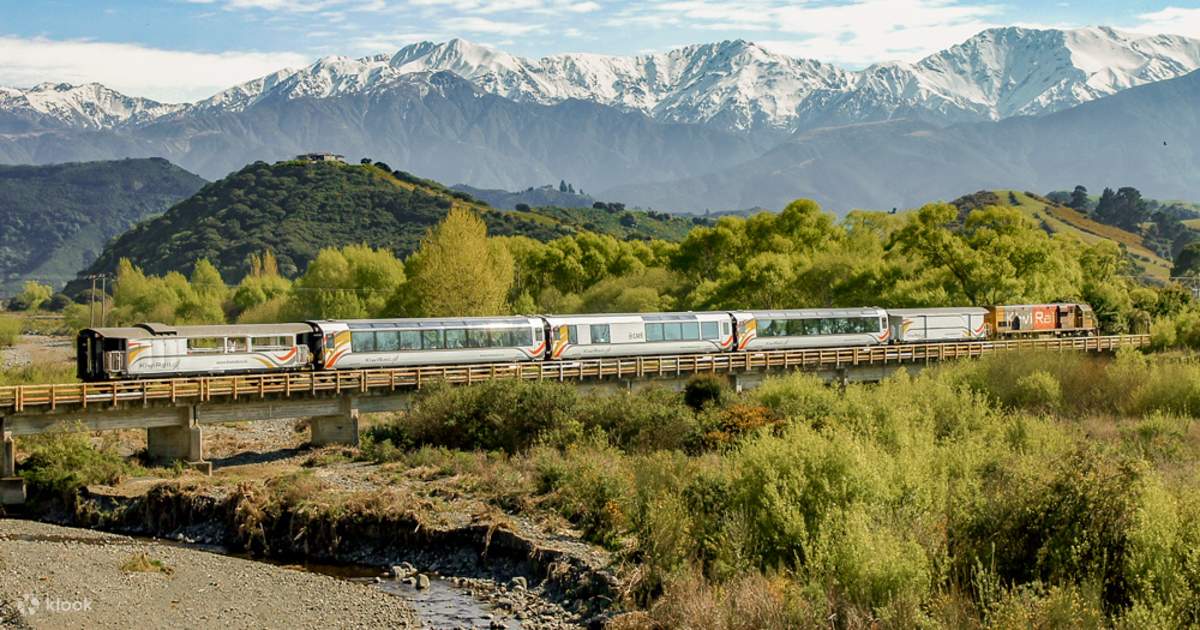 Coastal Pacific Train Ticket Between Christchurch and Picton, New Zealand - 클룩 KLOOK 한국